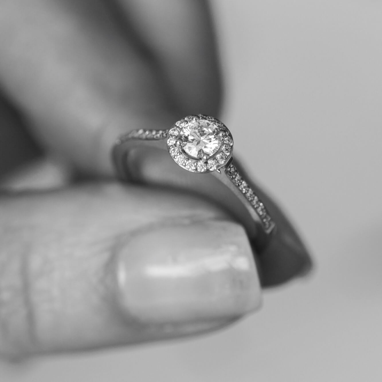 Halo Engagement Ring Design – Claudia Jewellers