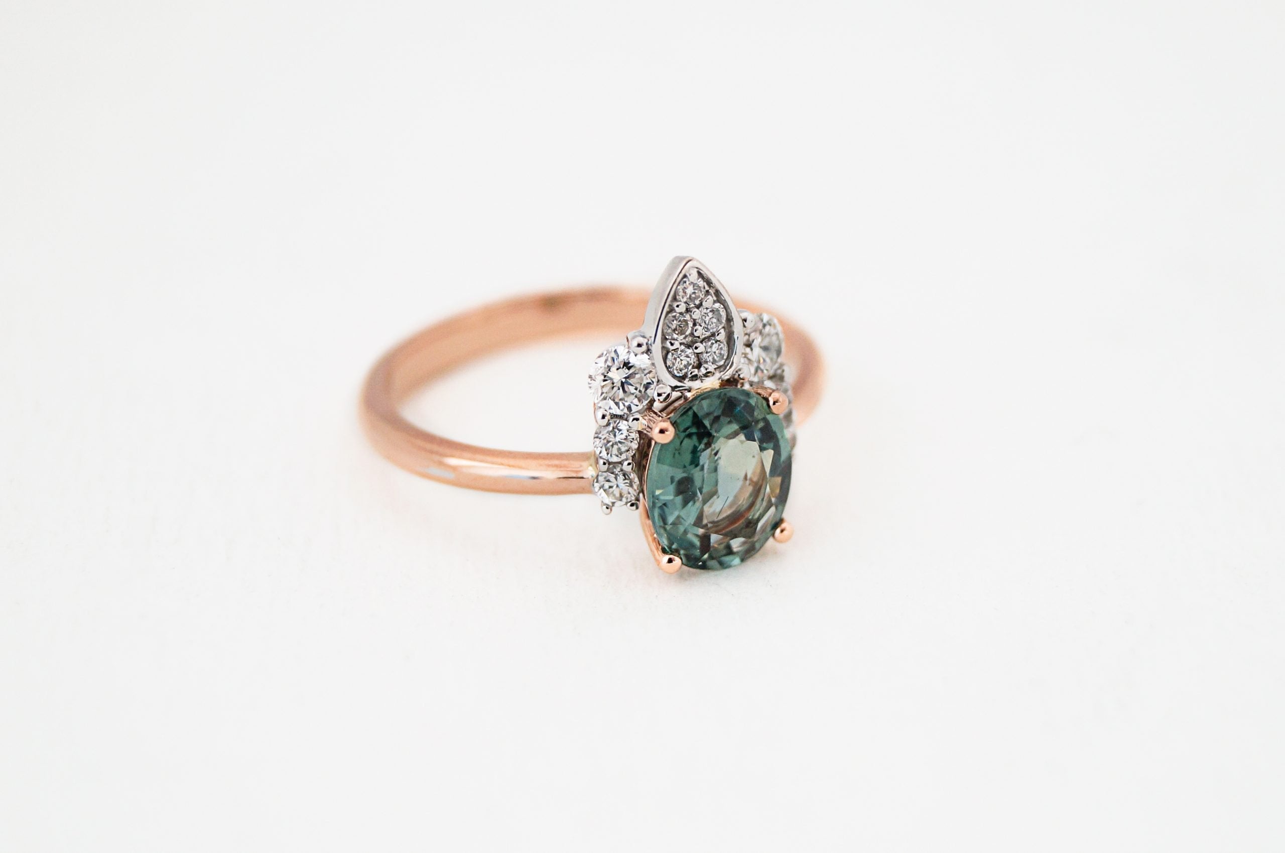 Sapphire Ring With a Crown | Claudia Jewellers